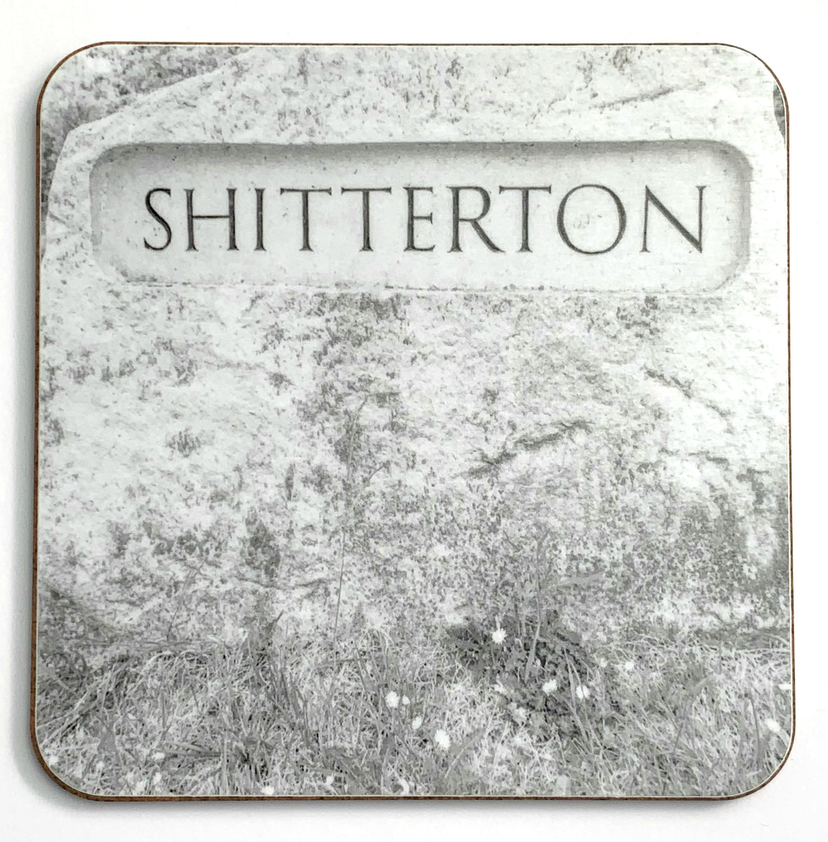 Coaster - Shitterton Road Sign – Lesser Spotted Images